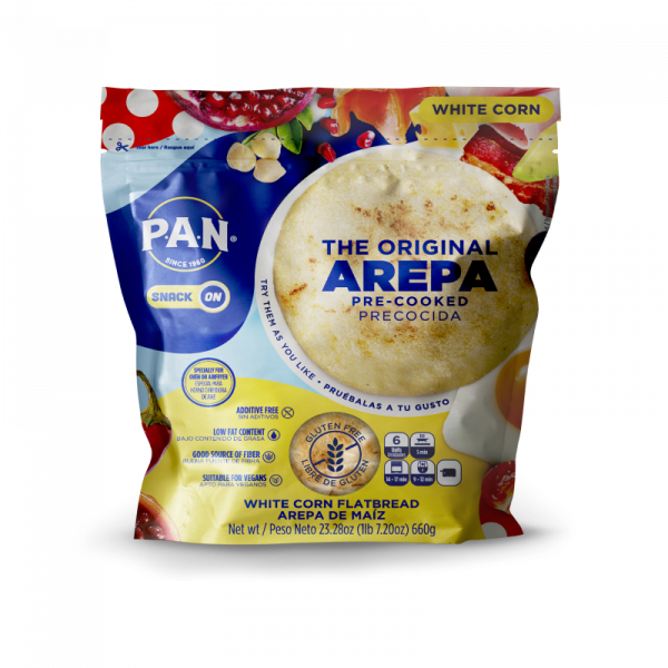 THE ORIGINAL P.A.N. AREPA - FROZEN & PRE-COOKED. GLUTEN FREE (6 UNITS ...